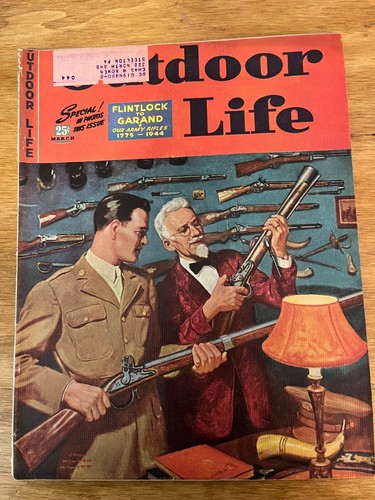 Outdoor Life Magazine Vintage Mar. 1944 Soldier Gun Collection Cover ...
