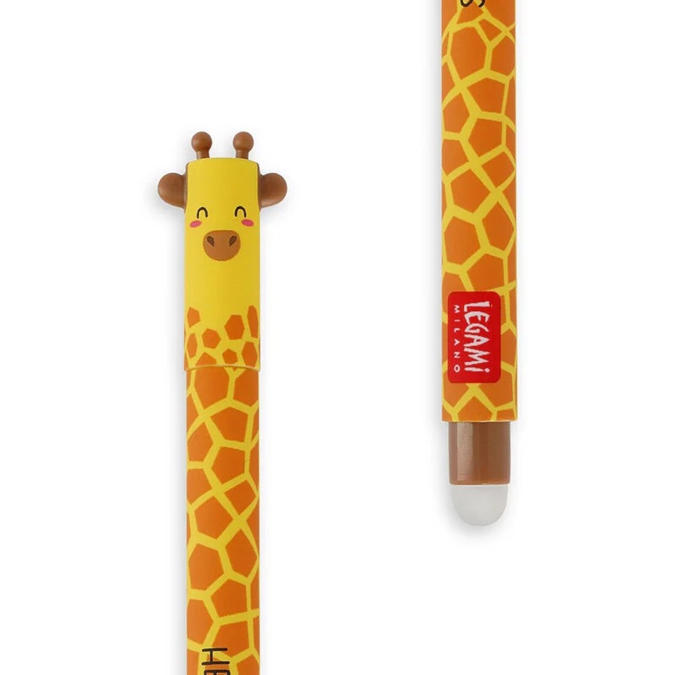 Legami Pen Set Erasable Safari Theme Animal Gel Pens School Stationery ...