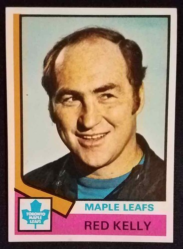 1974-75 Topps #76 Red Kelly Coach Toronto Maple Leafs (HOF) NR-MINT | eBay