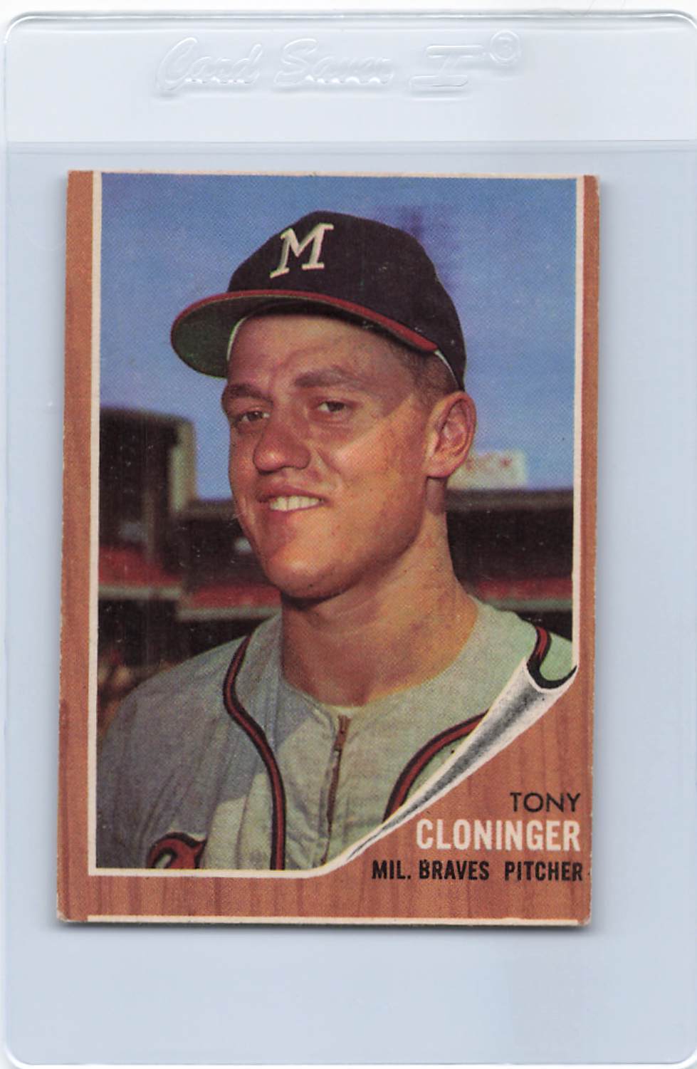 1962 Topps #63 Tony Cloninger Braves EX *8026 | eBay