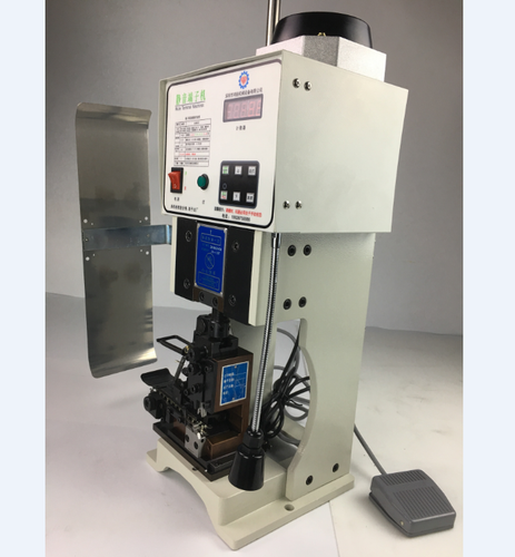 220v 1.5T Super Mute Terminal Wire Crimping Machine With OTP Transverse ...