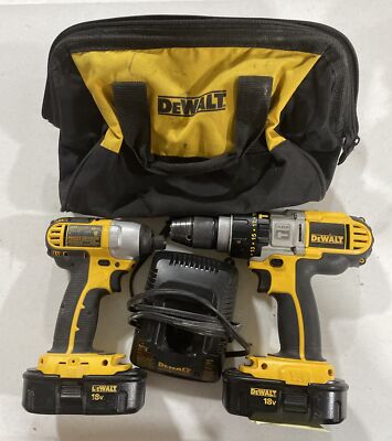 Dewalt 18V DCD950 XRP 1/2'' Hammer Drill Driver DC825 Impact Driver 2 ...