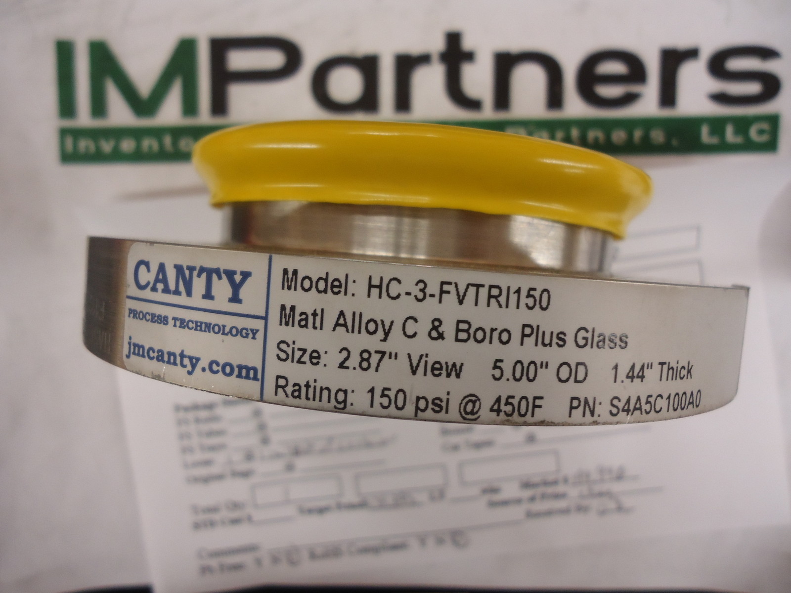 FVTRI150, JMC Products, JM Canty FVTRI150 Fuseview Sight Glass, BRAND ...