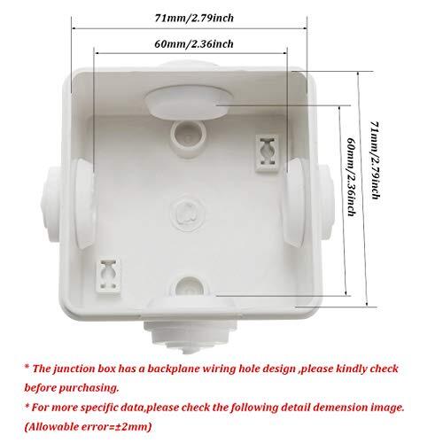 ABS Plastic Dustproof Waterproof IP44 Junction Box Universal Electrical ...