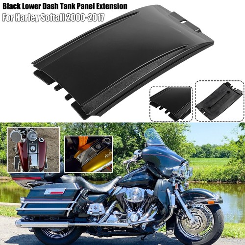 Gloss Black Lower Dash Panel Extension For Harley Softail Model 2000 ...