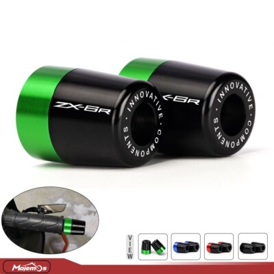 Handle Bar Ends Grips Plugs Caps For Kawasaki Ninja ZX-6R 1995-2025 ...