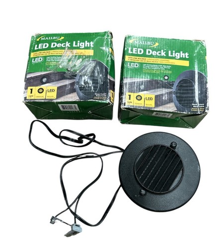 (3)Malibu LED Deck Light Low Voltage Landscape Surface Stairs Lighting ...
