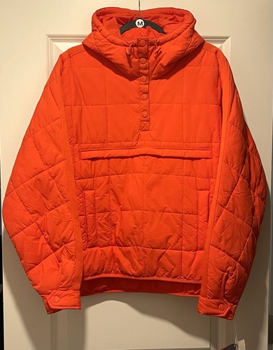 Free People Movement Pippa Packable Pullover Puffer Jacket Cherry Tomato Medium | eBay