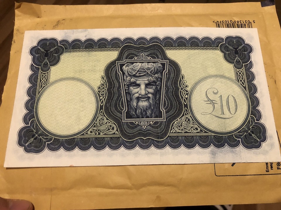 10£ Lady Lavery Beautiful Clean Uncirculated Note | eBay UK