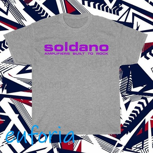 New Soldano Custom Amplification Logo T-Shirt Funny Size S to 5XL | eBay