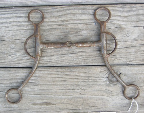 Shanked Snaffle Mouth Curb Bit Transition Training 28204 | eBay