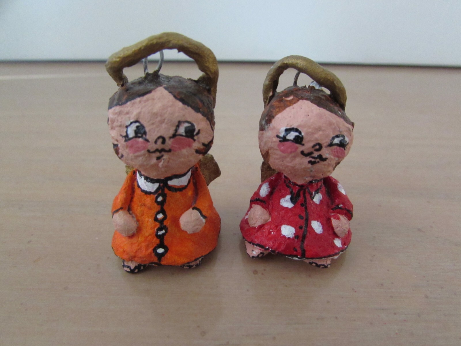 Vintage Miniature Paper Mache Angels | eBay