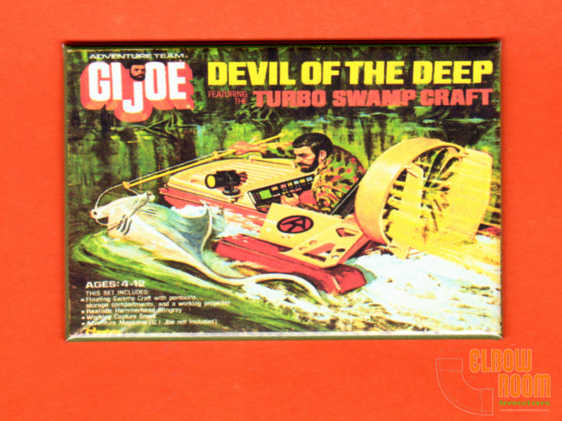 GI Joe Devil of the Deep box art 2x3" fridge/locker magnet Hasbro ...