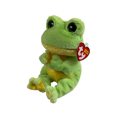 Ty Beanie Babies Bellies Snapper Frog Plush 6" Stuffed Toy Lovey | eBay