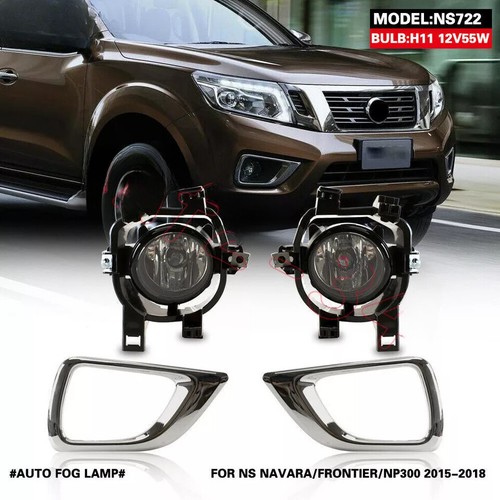 Pair Fog Lamp Spot Driving Light For Nissan Navara / Frontier / NP300 ...