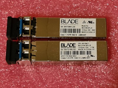 Genuine IBM / BLADE 10G BN-CKM-SP-LR SFP+LR 1310nm 10km SMF 90Y9412 ...