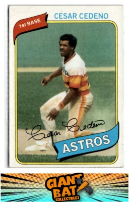 1980 Topps #370 Cesar Cedeno | eBay