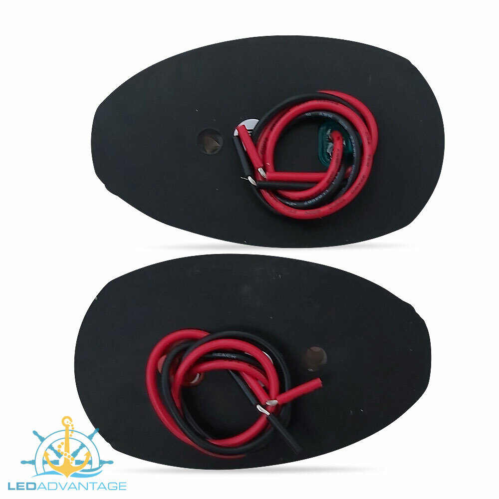 12v Marine BOAT White Housing Port Starboard LED Navigation Waterproof ...