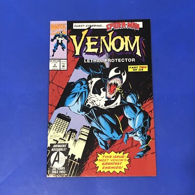 Venom: Lethal Protector 2 1st APPEARANCE General Orwell Taylor MARVEL ...