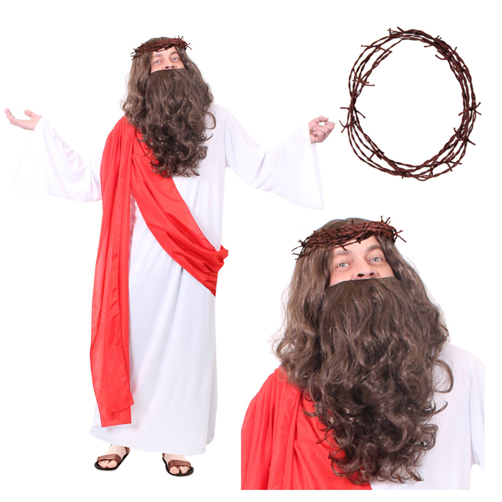 ADULTS JESUS CHRIST RELIGIOUS COSTUME NATIVITY CHRISTMAS EASTER FANCY ...