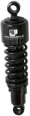 12.5" 412 Series Shocks - Black Progressive 412-4076B Harley Touring | eBay