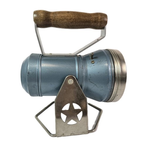Star Headlight & Lantern Co. Blue Railroad Lantern Flashlight 6V Metal ...