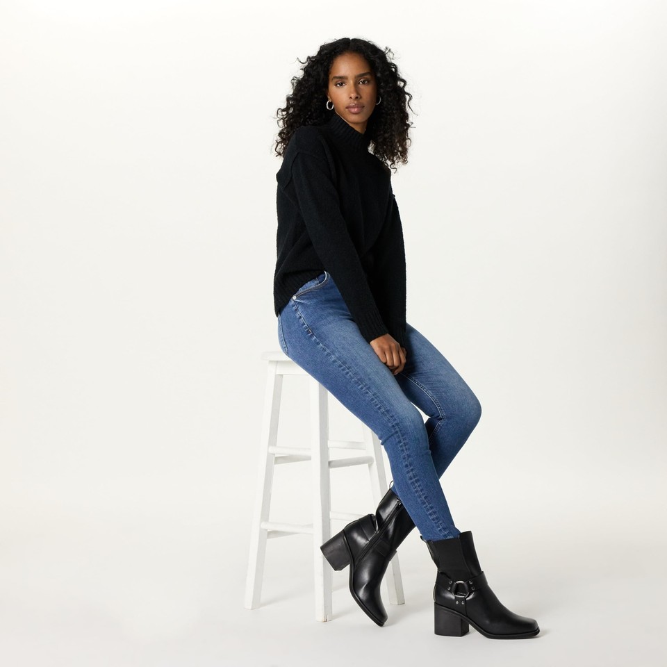 The Drop Women's Stevens Chelsea Boot Black 8.5 197153158211| eBay