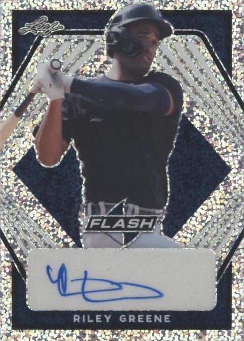 2021 Leaf Flash - Riley Greene #BA-RG1 Navy /99 (AU, RC) for sale ...