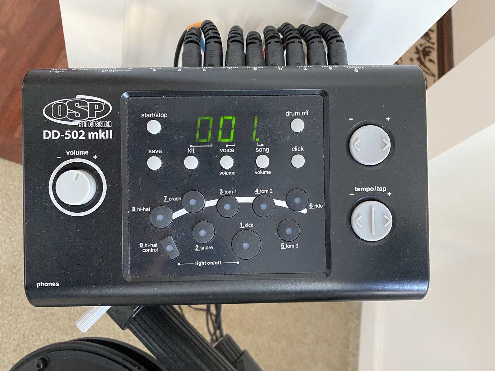 DSP Percussion DD-502 MKII Electronic Drum Kit Set | eBay