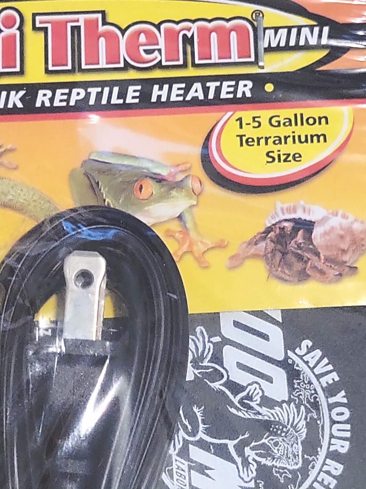 NEW Zoo Med Repti Therm Reptile Heater MINI 1-5 GAL Small Terrariums # ...