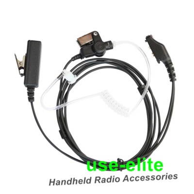FBI Style PTT Mic Headset Acoustic Earpiece for F50 F3061 F3161 F4061 ...