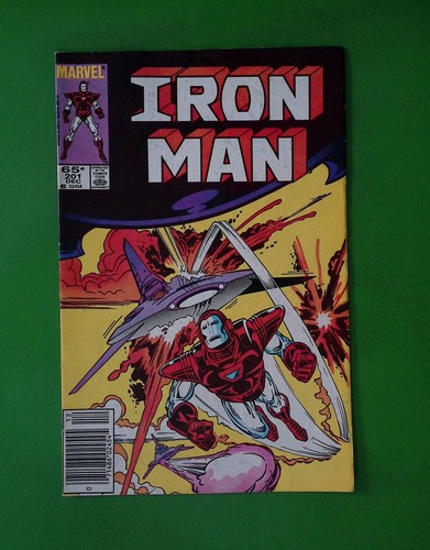 Iron Man #201 Vol. 1 1985 Marvel Comics 1st App Mid Grade Comic Book ...