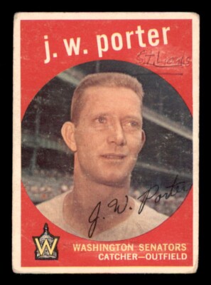 1959 Topps Baseball #246 J.W. Porter PR *e1 | eBay