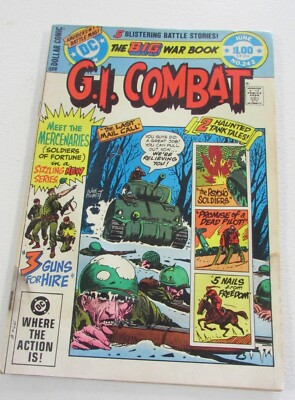 COMIC BOOK DC COMICS G.I. COMBAT THE BIG WAR BOOK 242 JUNE | eBay
