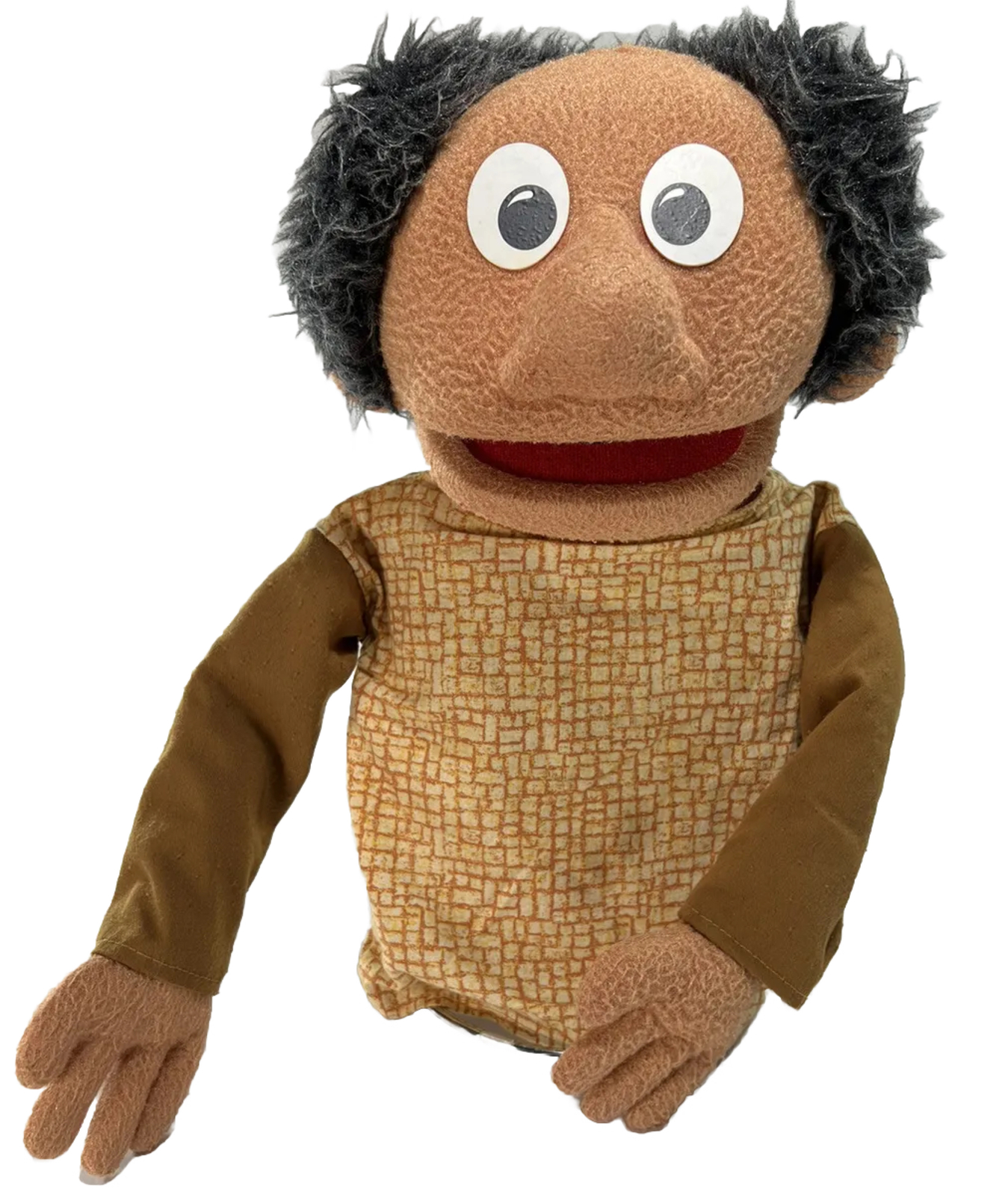 Puppet Productions Hand Puppet Muppet Brown with Black Hair C-BOP | eBay
