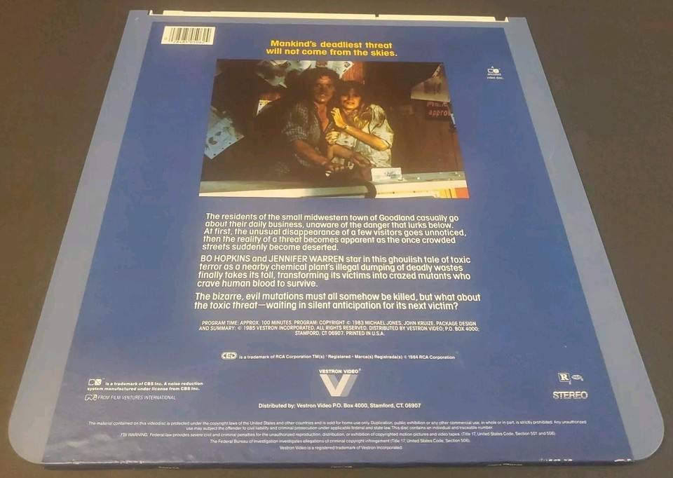 Mutant CED Videodisc RARE OOP 80s Horror Gore Vestron Video UNTESTED | eBay
