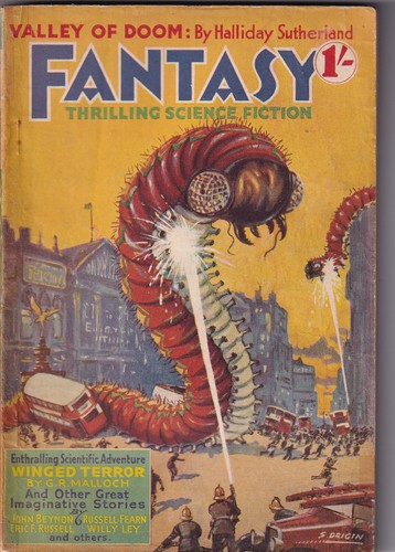 SCARCE: 1939 British pulp FANTASY: THRILLING SCIENCE FICTION #2 ...