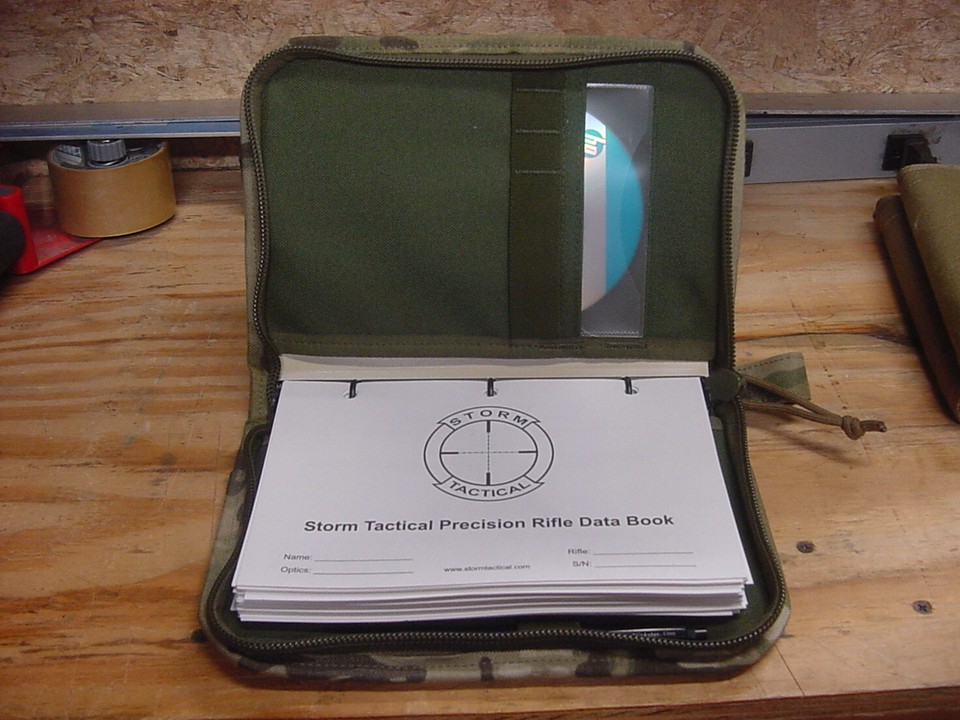 Tactical Sniper Data Book Cover large fits 9.25" x 6.5" Data Book ...