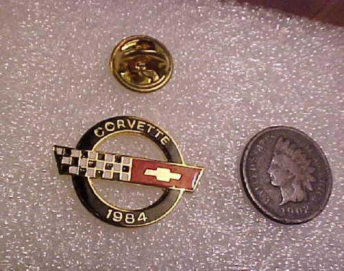 84 Corvette C4 Hat Pin, Lapel Pin, Vintage NOS Chevy Chevrolet Vette | eBay
