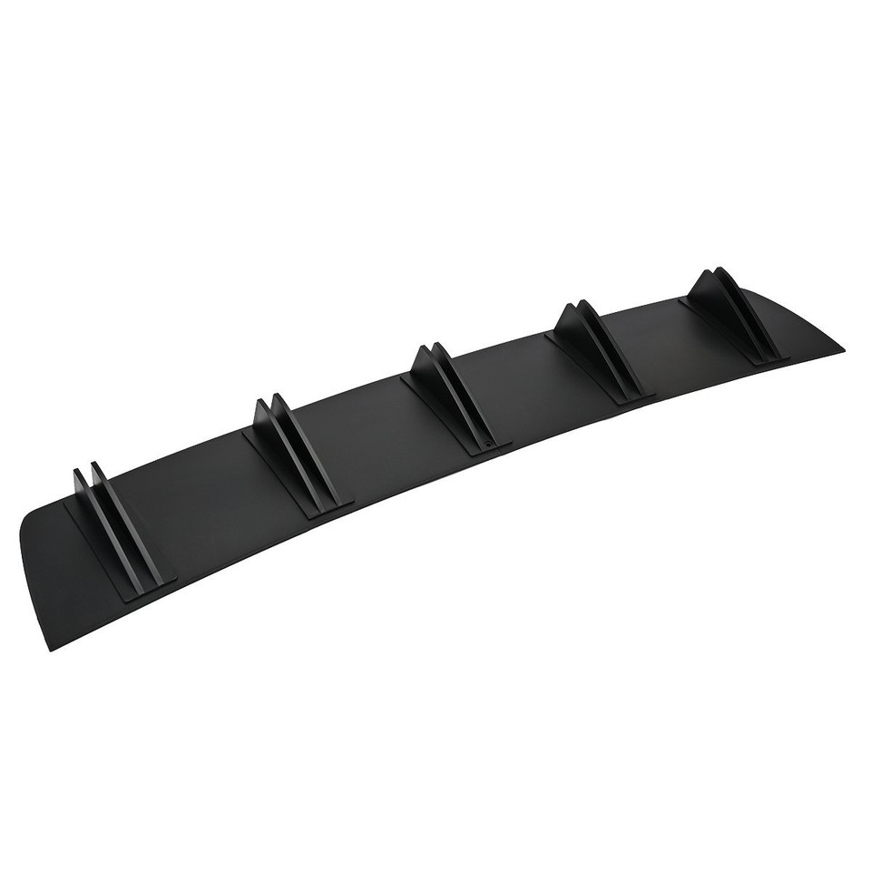 For Chevy Corvette C5 C6 C7 C8 10 Fins Rear Bumper Diffuser Spoiler Lip ...