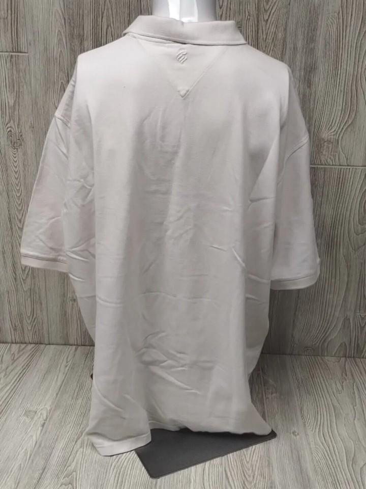 Roca Wear Shirt Mens 3XL Polo White Big Yellow Logo Casual Fun ...