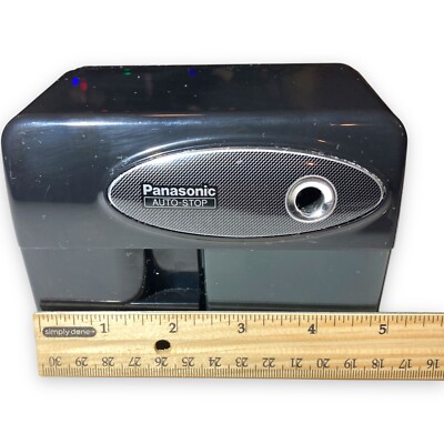 Panasonic Auto Stop Pencil Sharpener Vintage Model KP-310 Tested Works ...