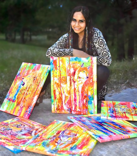 Guajardo Waves of Calm and Peace 9X6 Paper Unique Abstract ...