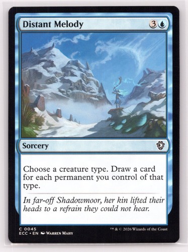 MTG NM Normal Distant Melody 45 C Commander: Lorwyn Eclipsed | eBay