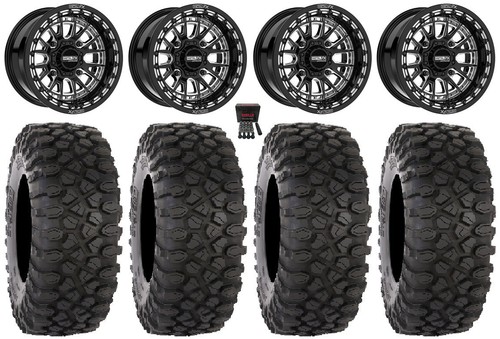 Metal FX Slayer Bdlk CC 15" Wheels Black 35" XC450 Tires Textron ...