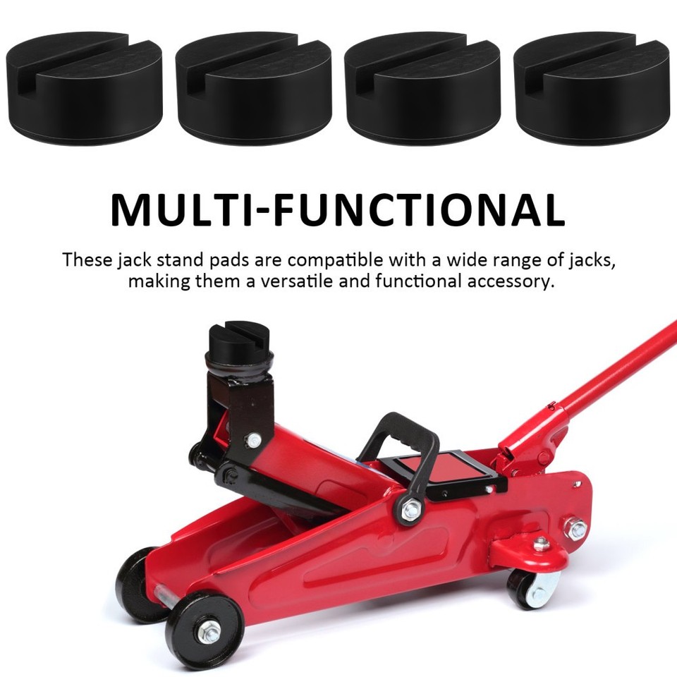 4 Pcs Car Lift Jack Pad for Cars Automotive Rubber Pads Pinch Weld ...