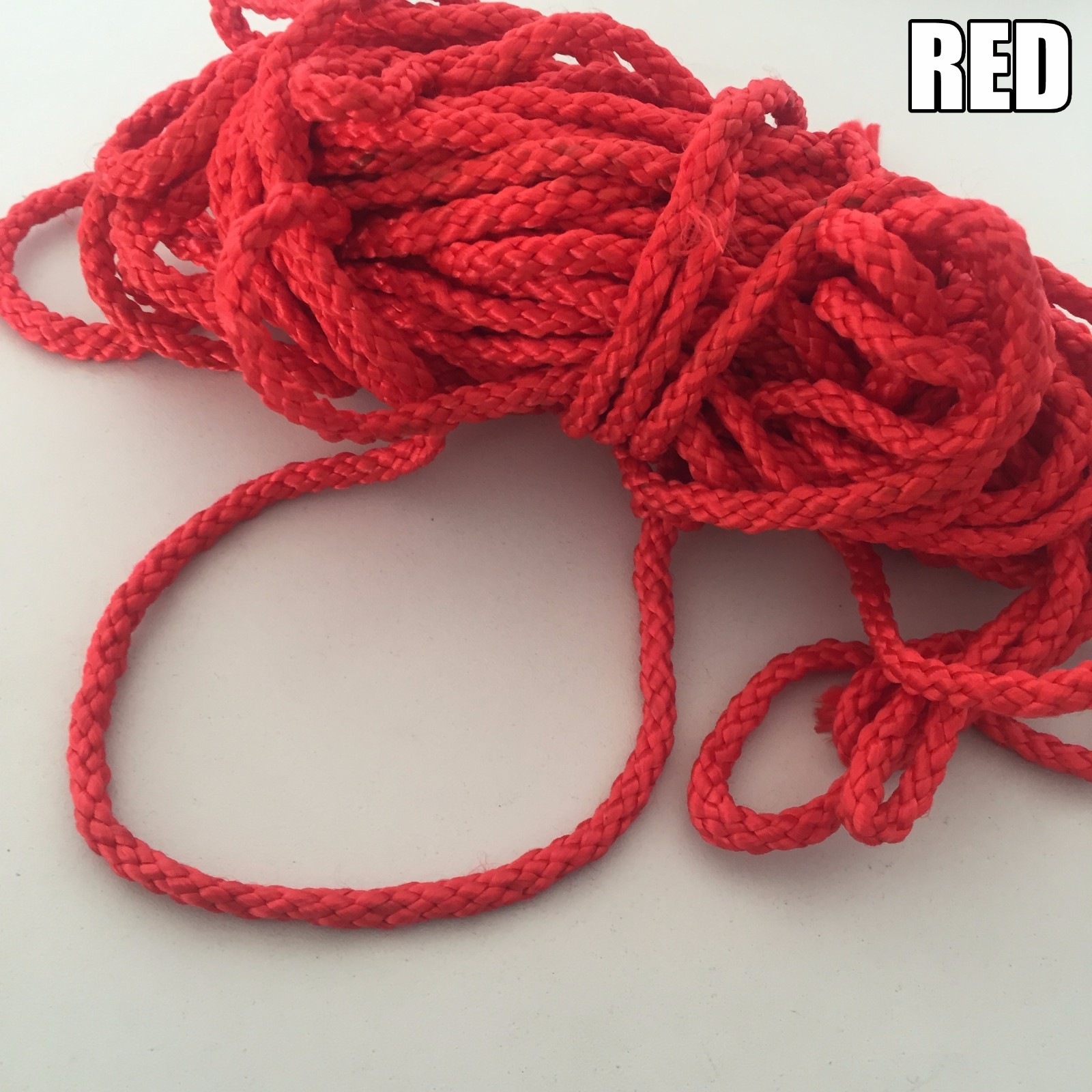 6MM POLYPROPYLENE NYLON STRING ROPE. GARDENING ROOFING TRAILER ROPE ...