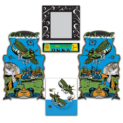 Galaxian Arcade Sides CPO Bezel Decal Kit Replacement Stickers 1-YR ...
