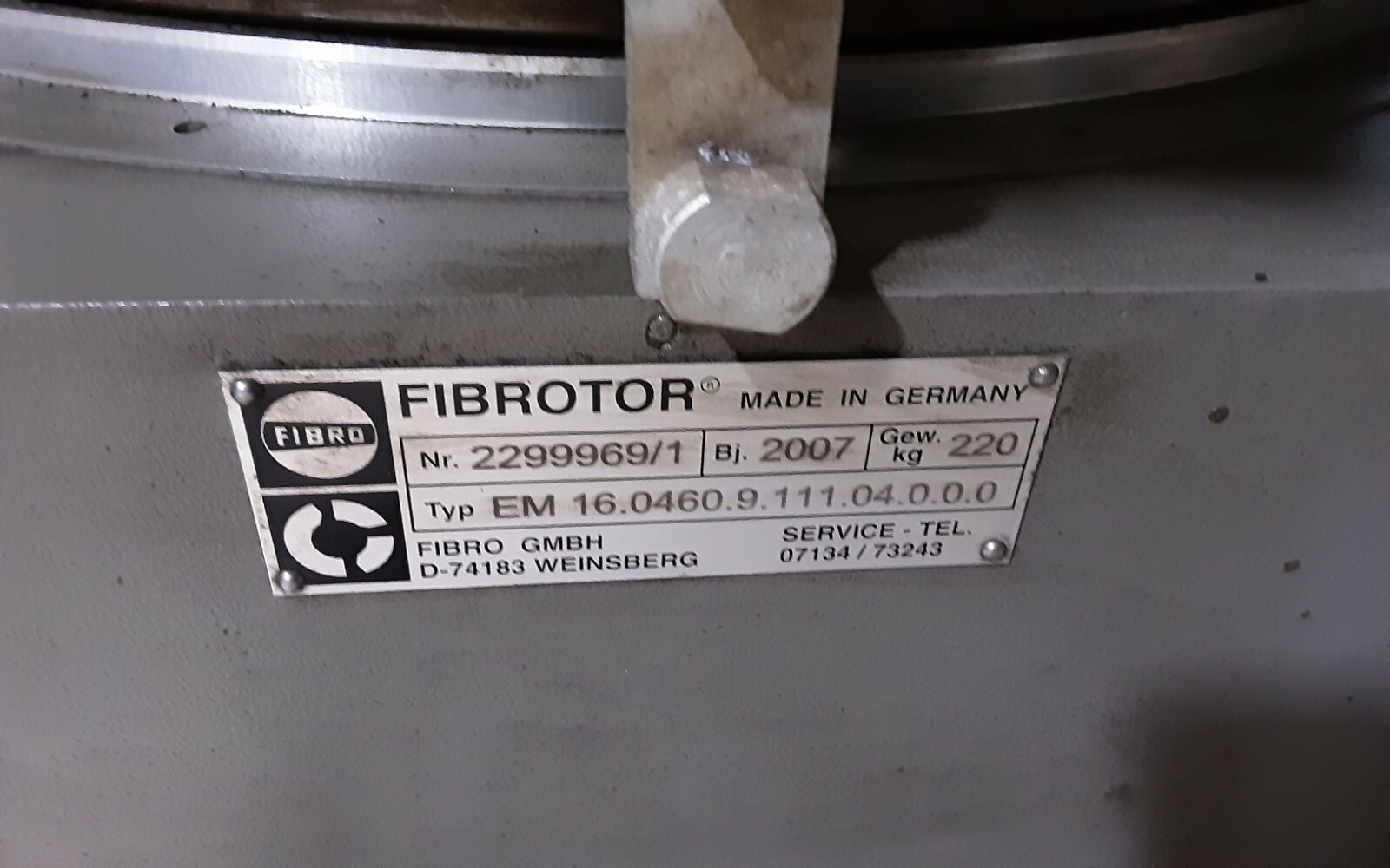 Fibrotor NC Rotary Table EM 16.0460.9.111.04.0.0.0 FG729 #381TAWE2 | eBay
