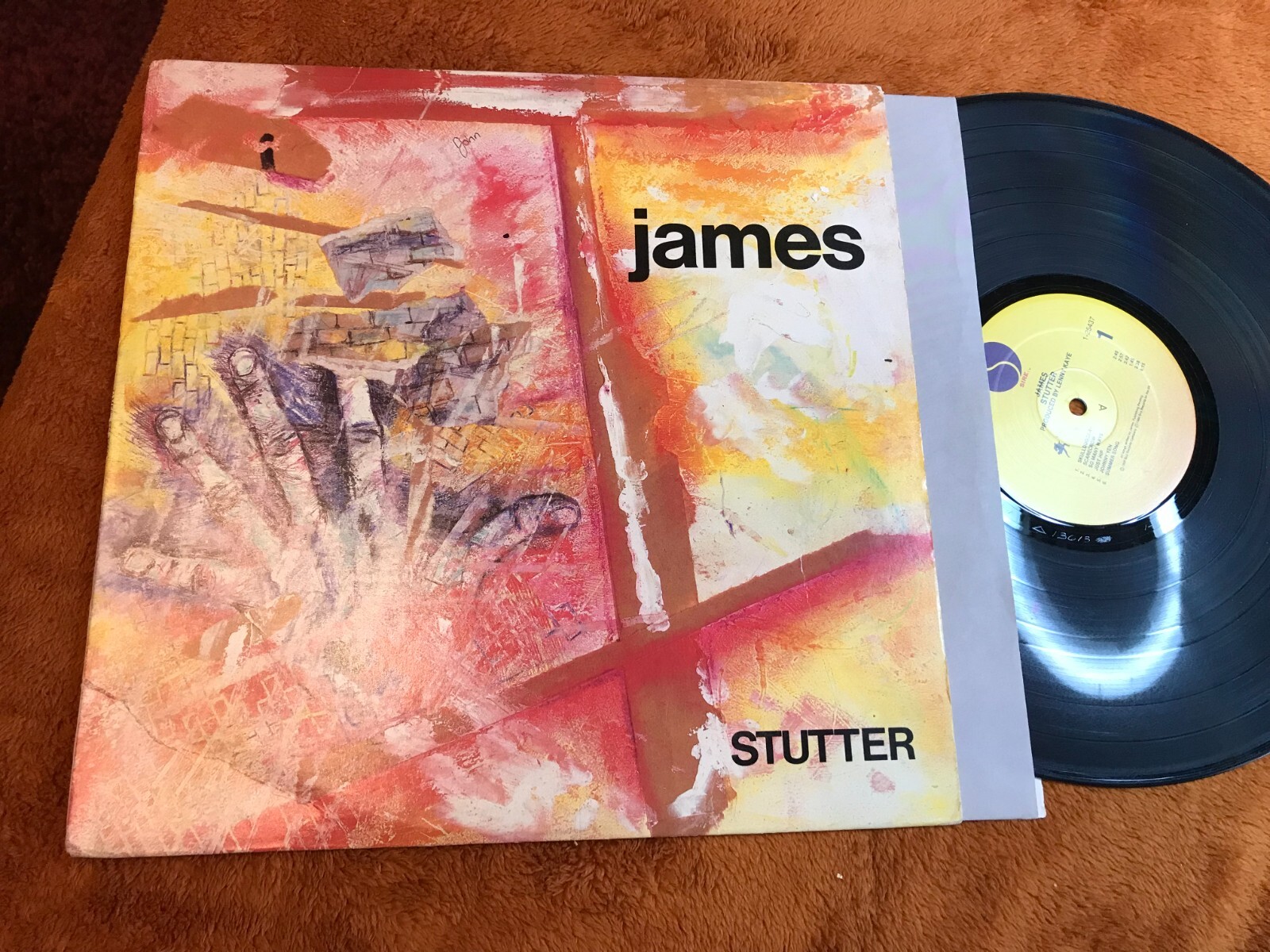 JAMES Stutter SIRE LP 1986 Sire 1-25437 Original album record Vinyl w ...